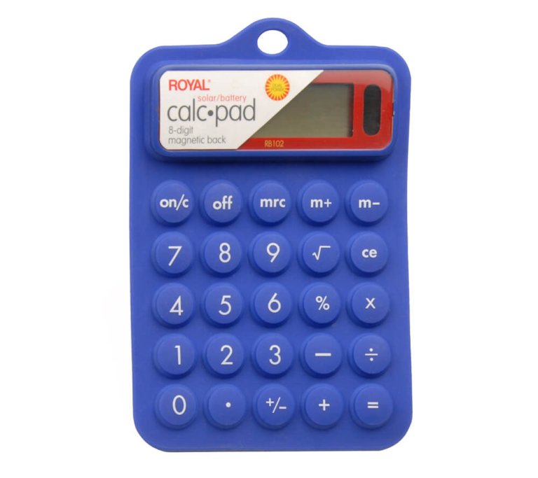 Royal RB 102 Blue Calculator - Royal