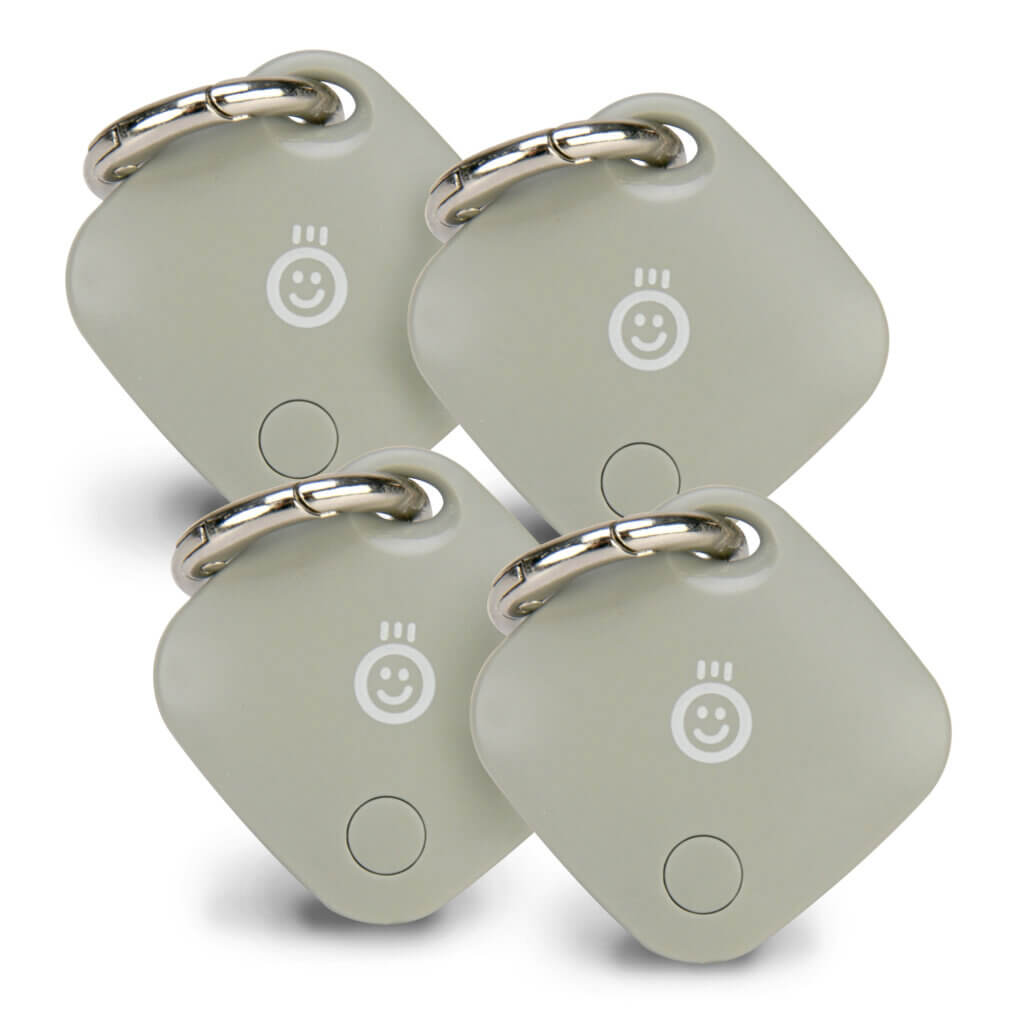 Royal Lost n Found Locator Tags Silver-Quad Pack - Royal
